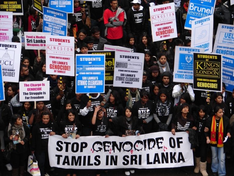 Historic show of strength in support of the victims of Sri Lankan ...