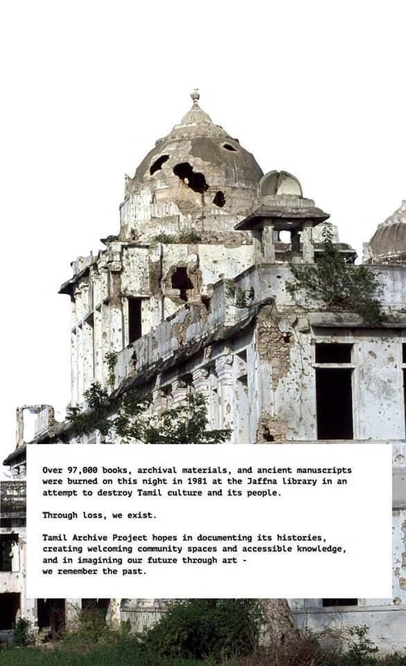 Burning Jaffna library, an intent of genocide – British Tamils Forum